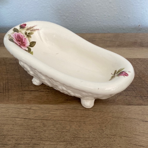 Bath | Victorian Look Bathtub Soap Dish With Roses | Poshmark